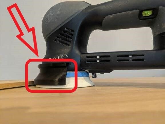 Защитная накладка на Festool Rotex 90