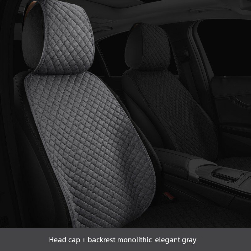 Универсальный чехол для автомобильных сидений Leapmotor C11, C10, T03, S01 из льна, всесезонный, комплект из трех