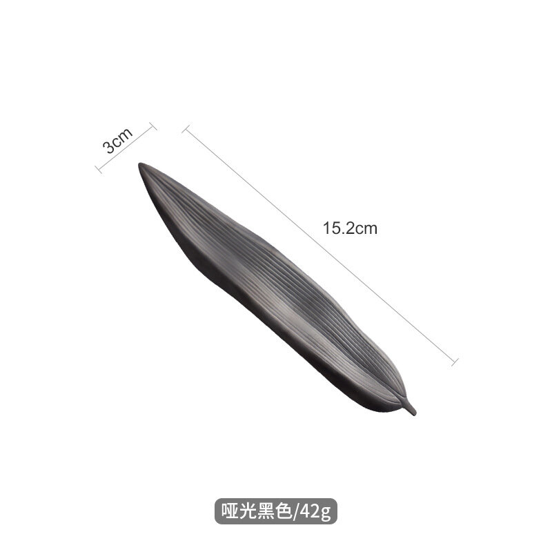 304 Нержавеющая сталь Домашний металлический подставка для палочек для еды Японский стиль Зеркало Черный лист ивы Держатель для палочек для еды Подставка для ложки Стол для обеда Подставка для палочек