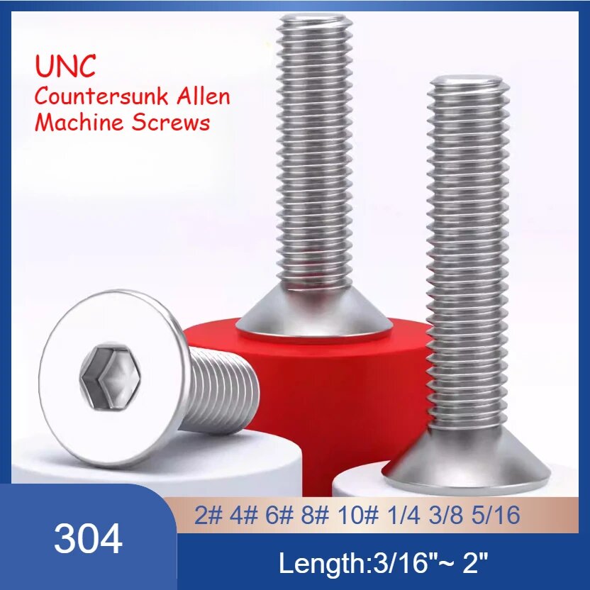 Болты и винты IRIR из нержавеющей стали UNC 6 -32-30pcs, 3 I 8