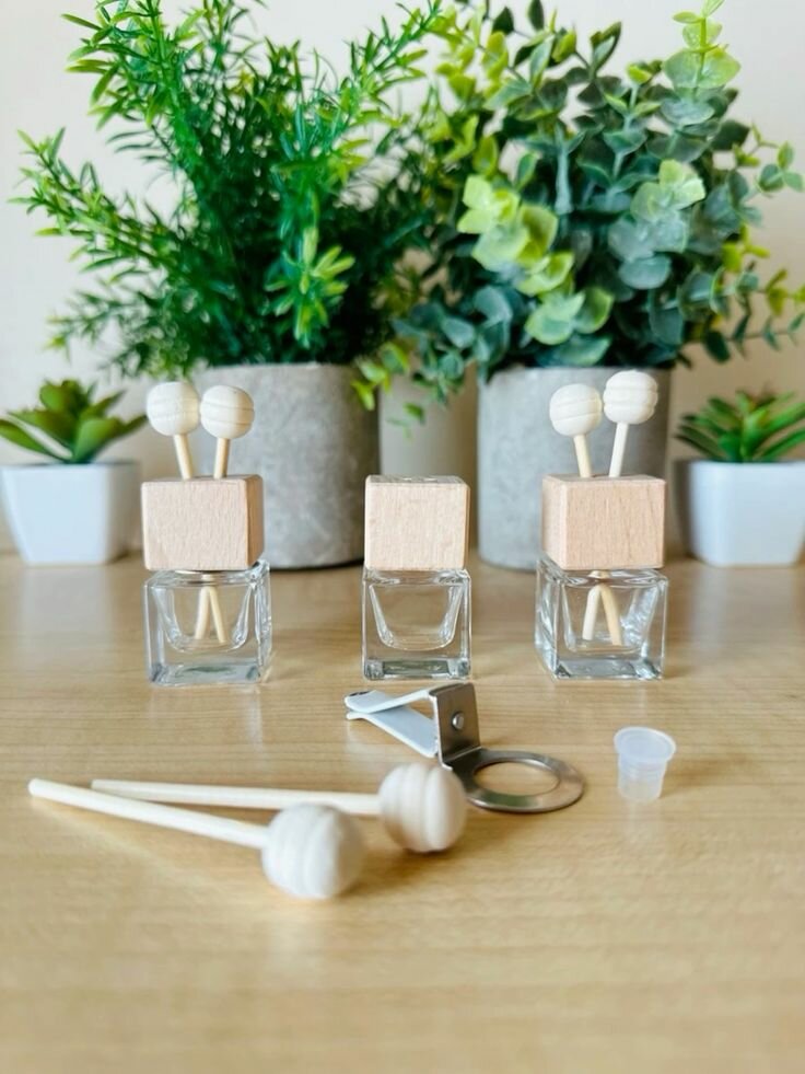 Автопарфюм "Бабл-Гам", в дефлектор, стекло/дерево, 30 г, аромат жевательной резинки