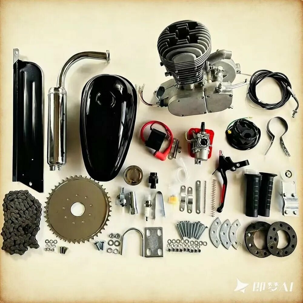 Бензиновый двигатель F100CC для велосипеда
