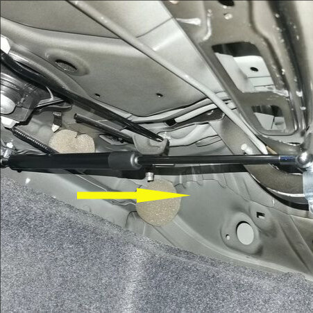 Газовые упоры задней двери багажника для Honda Accord 8th 2008-2012 "Амортизаторы" Хонда Аккорд 2 шт Автозапчасти