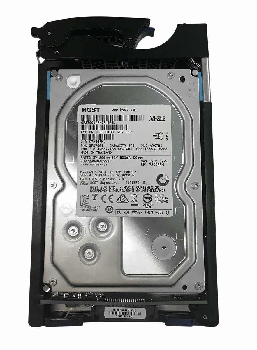 EMC EMC 3Tb 7200 Fibre Channel 3.5" HDD 0F27001