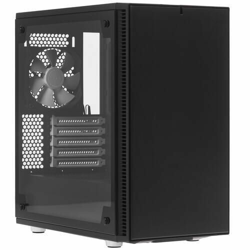 Компьютерный корпус Fractal Design Define Mini C TG (FD-CA-DEF-MINI-C-BK-TG) черный - Mini Tower, Micro ATX, USB 3.2 Gen1 Type A