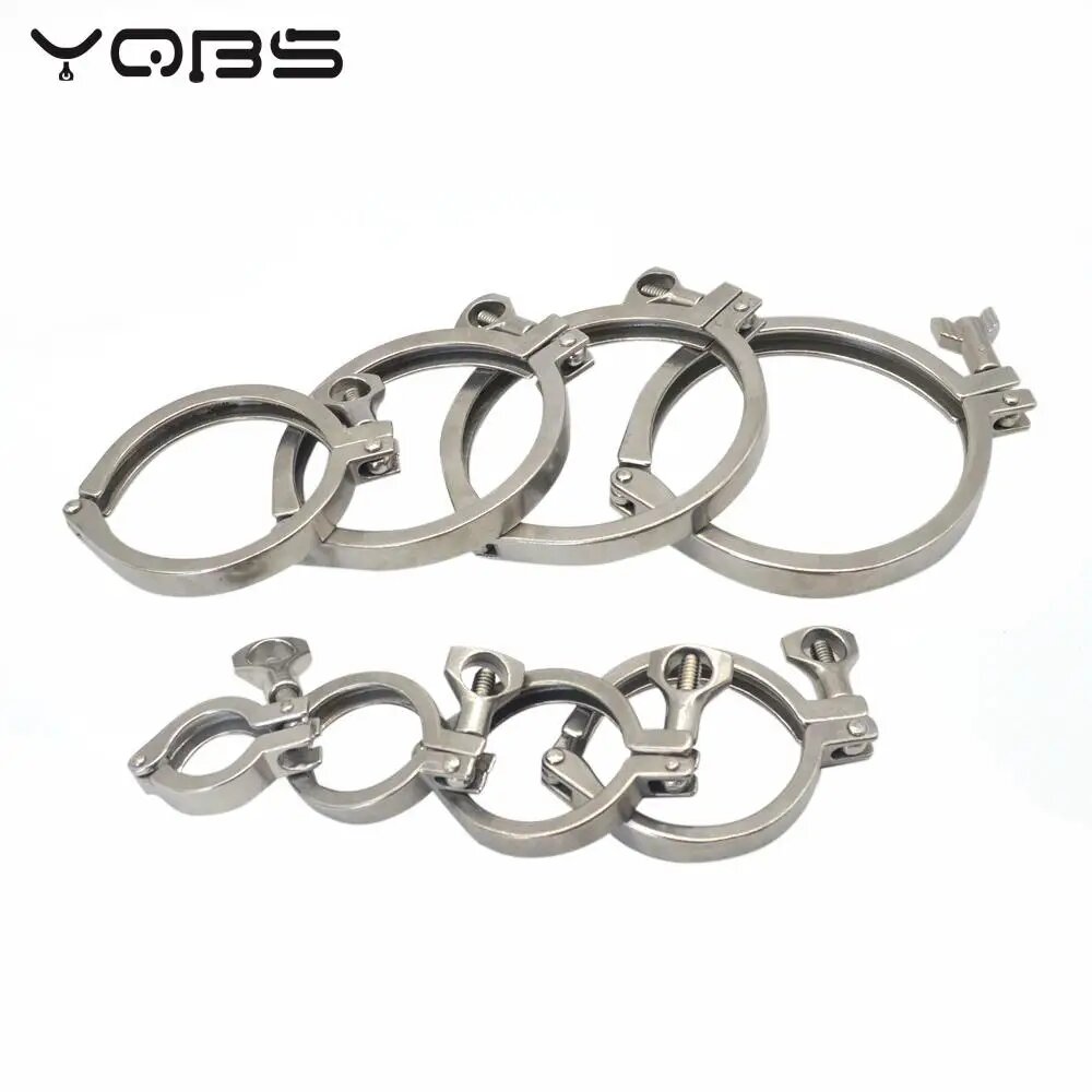 YQBS Три Кламп Зажимы из нержавеющей стали Clamp-77.5mm
