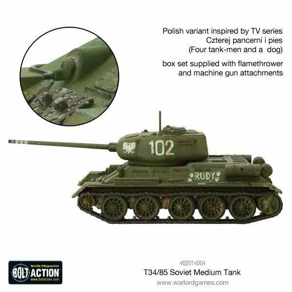 Набор Bolt Action T34/85 Medium Tank — фото 1