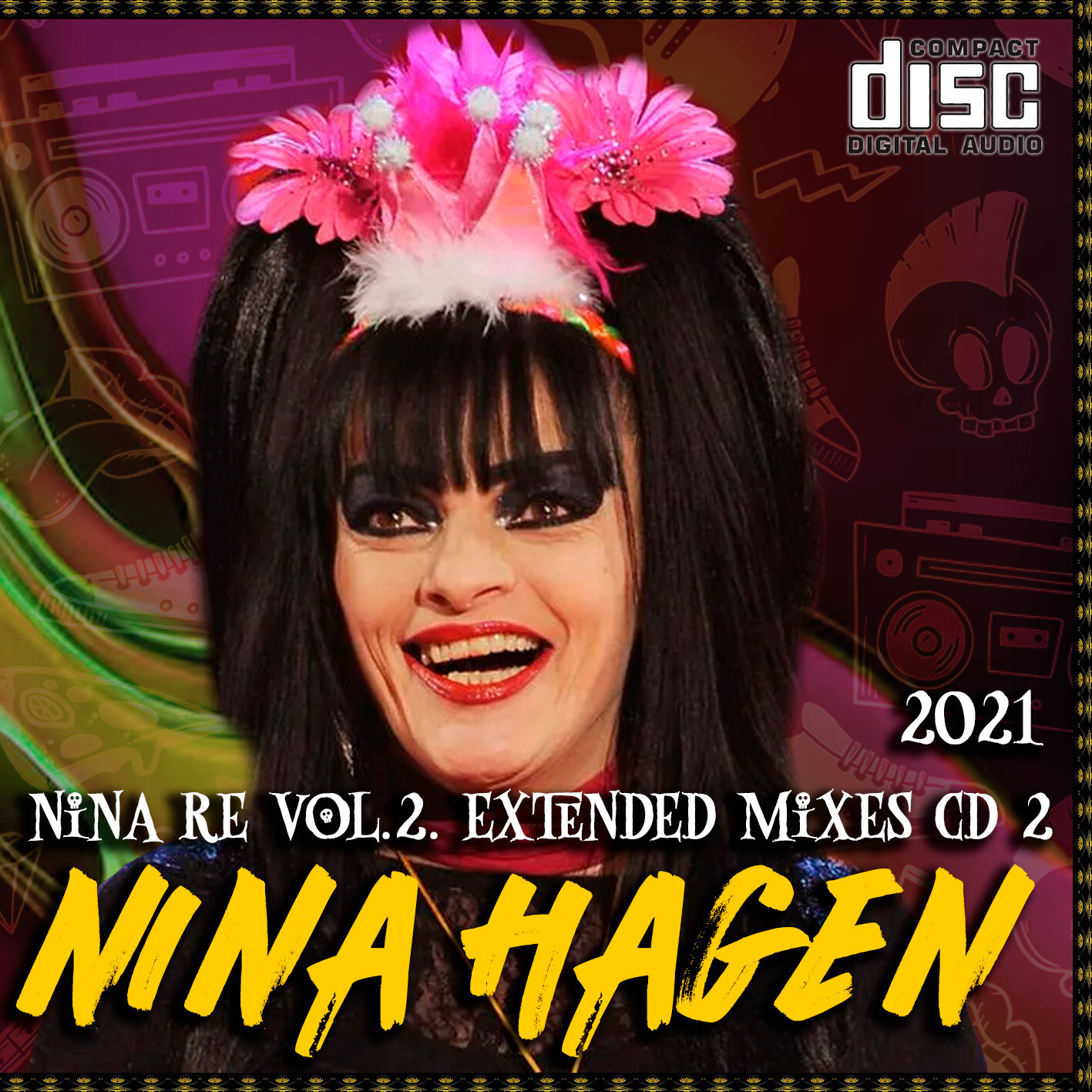 Nina Hagen - Nina Re Vol.2. Extended Mixes CD 2 (2021) CD (запись на CD-R)