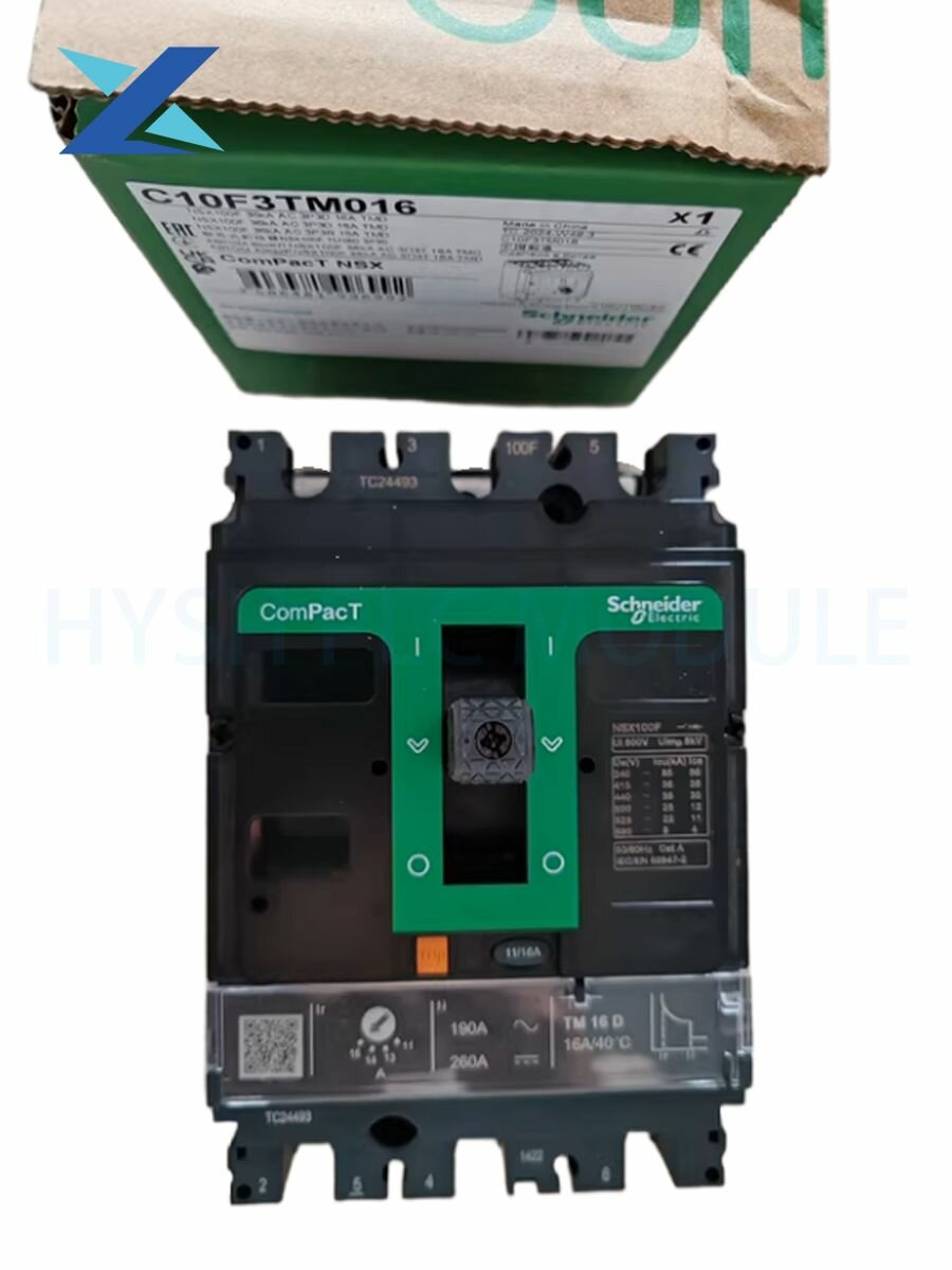 Новый автоматический выключатель NSX100F TM16D 3P3D (3P) C10F3TM016