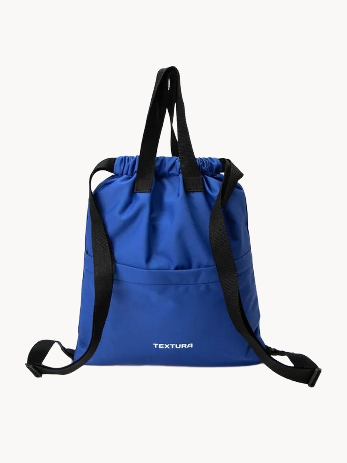 Мешок-сумка для обуви на стяжке TEXTURA, наружный карман, размер 36×39 см, цвет