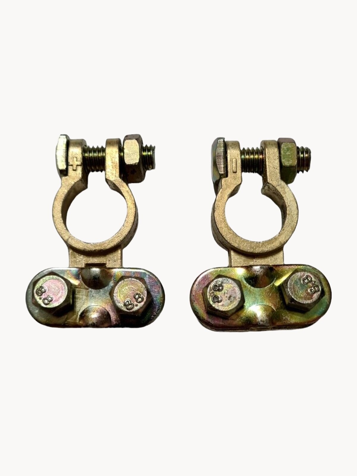 Клеммы аккумуляторные автомобильные (АКБ)(комплект +/–) арт. ВС-009