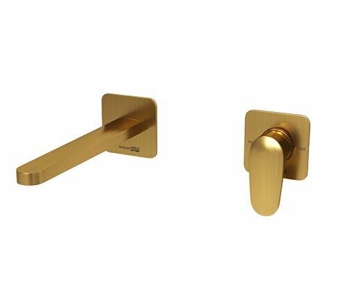 Встраиваемый комплект для раковины, WasserKRAFT, матовое золото A3651.284