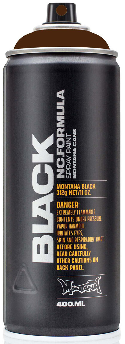 Краска для граффити аэрозольная MONTANA BLACK грязь 0,4л 8260 BLK