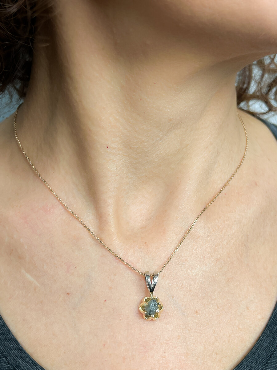 Подвеска, серебро, 925 проба, золочение