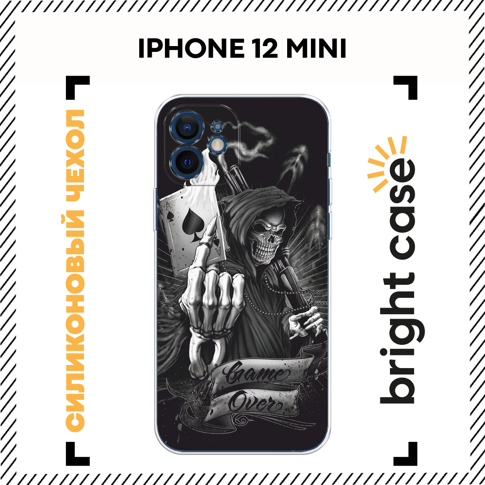 Чехол на Apple iPhone 12 Mini / Айфон 12 mini с принтом Конец игры