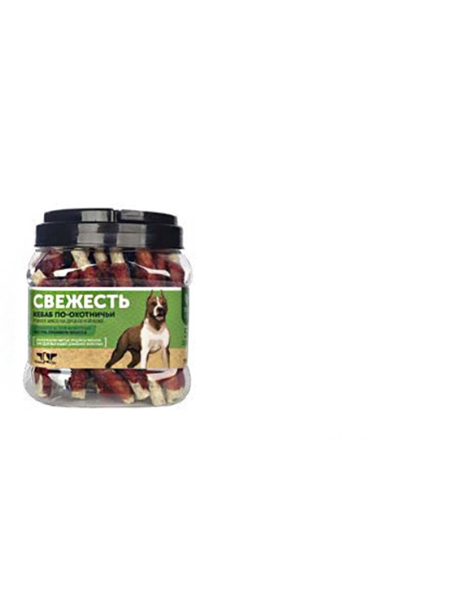 Лакомство для собак Свежесть, Кебаб по Охотничьи, 750 грамм, 1 банка