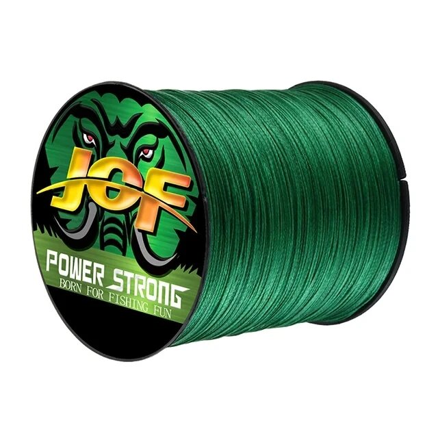JOF Плетеная леска X4 100м 2.0 30lb, Green