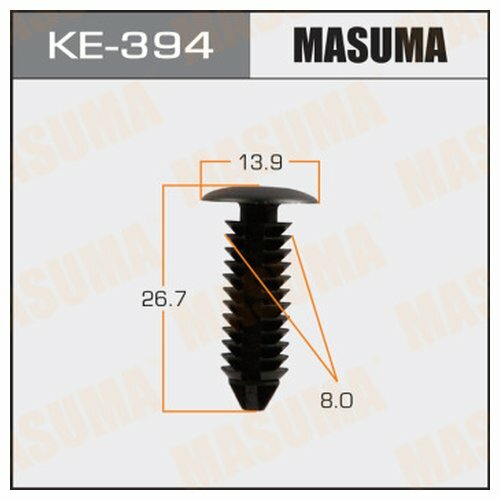 Зажим, молдинг / защитная накладка Masuma KE394 для BMW 1 серия E81, E82, E87, F20, F21, 2 серия F22, F87, 3 серия E46, E90, E91