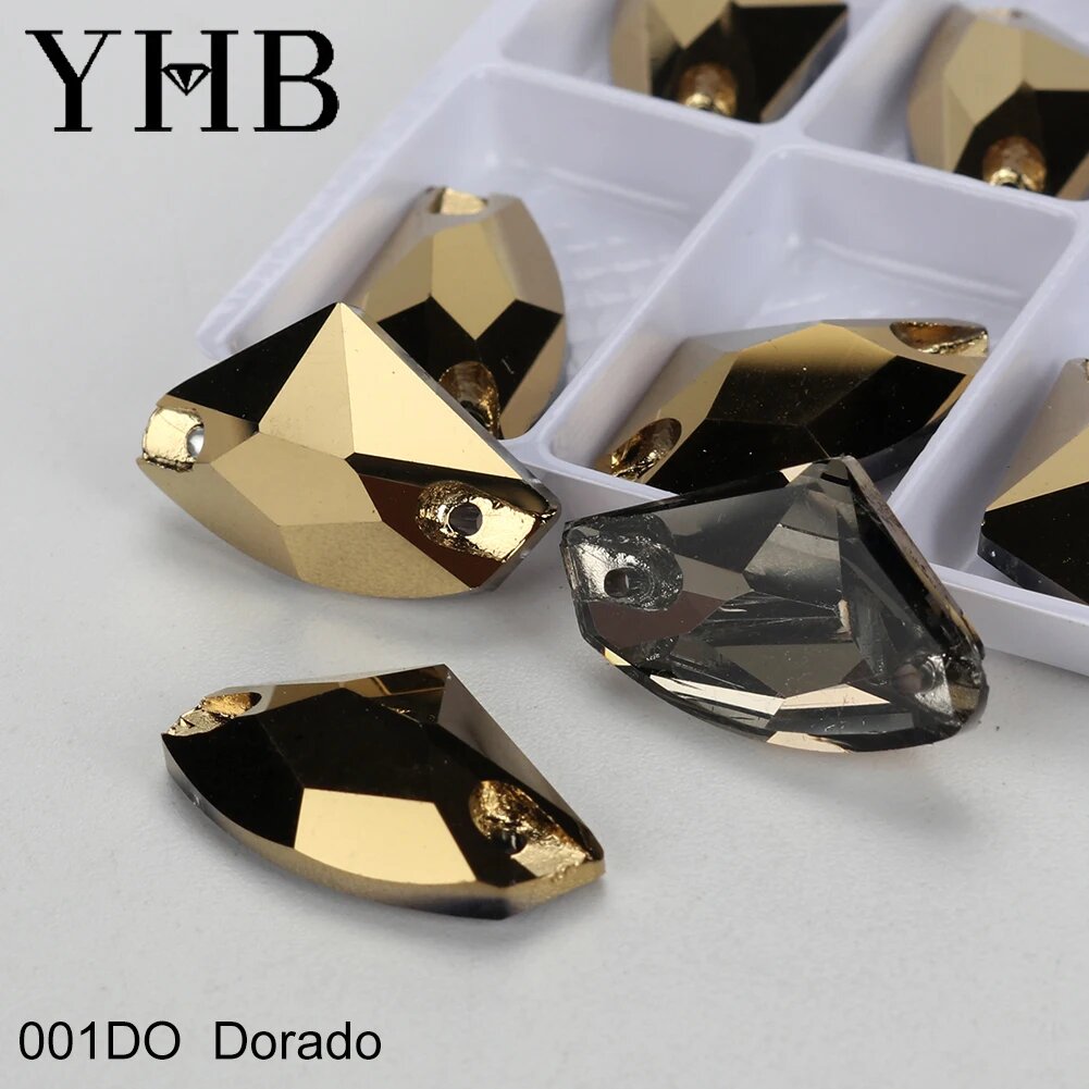 Стразы YHB Dorado 9-14 мм, 36 шт