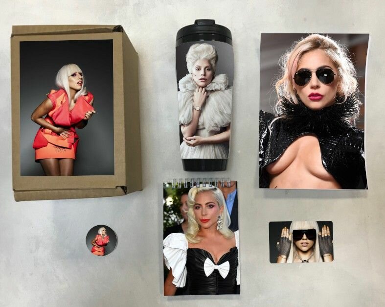 Бокс Леди Гага, Lady Gaga №7, Товары с вашими картинками