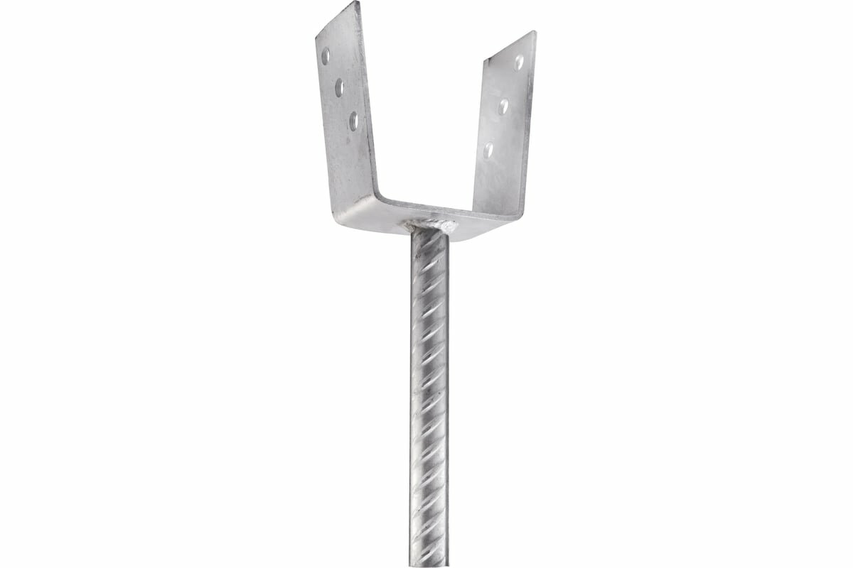 Крепко-накрепко Основание колонны бруса тип U 100x325x120 из стали код 44975