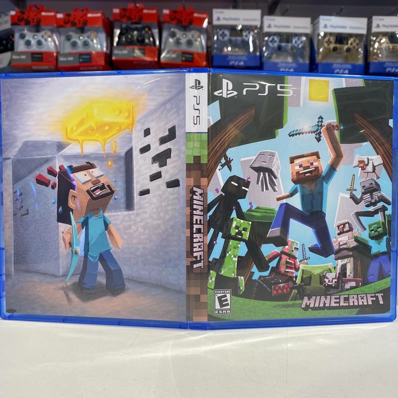 Эксклюзивная обложка PS5 для Minecraft №18