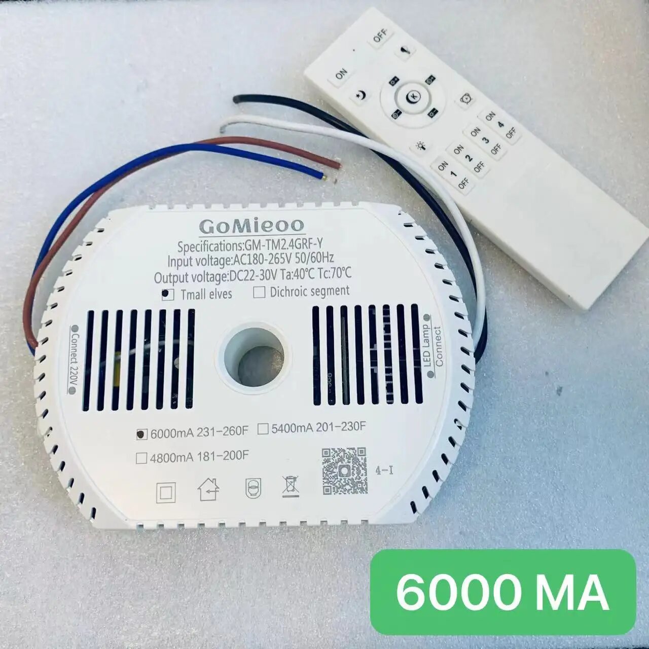 Трансформатор освещения JHC GM-TM2.4GRF-Y 180-265V 6000mA