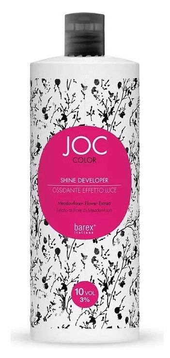 Оксидант Barex Coloring Hair Shine Developer Meadowfoam Flower Extract, Оксигент с эффектом блеска, 3%, 1000 мл