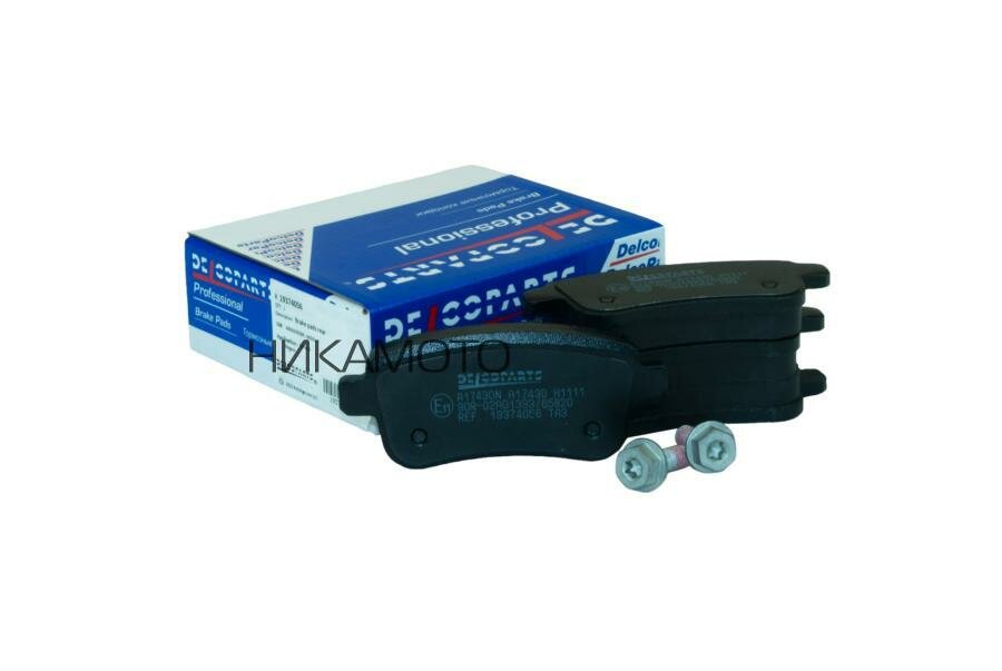 DELCOPARTS 19374056 Колодки тормозные задние дисковые