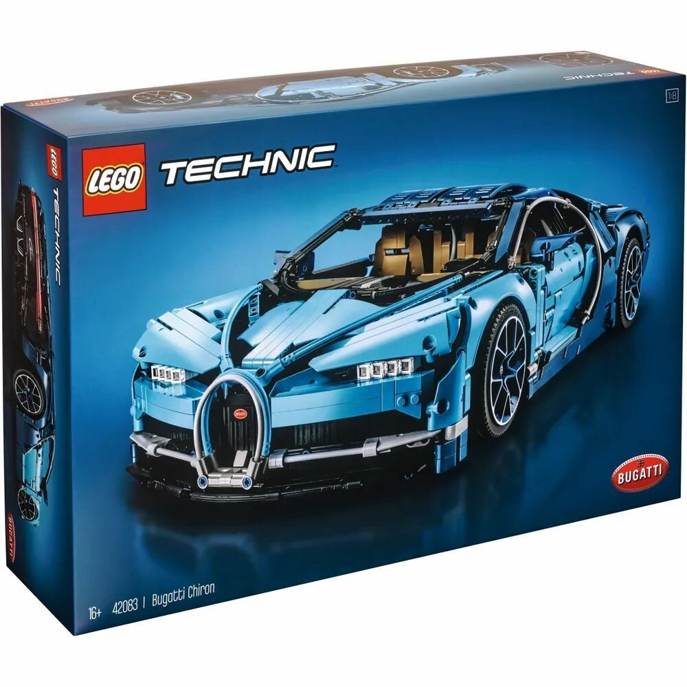 Конструктор LEGO Technic Bugatti Chiron, пластик, 3599 деталей