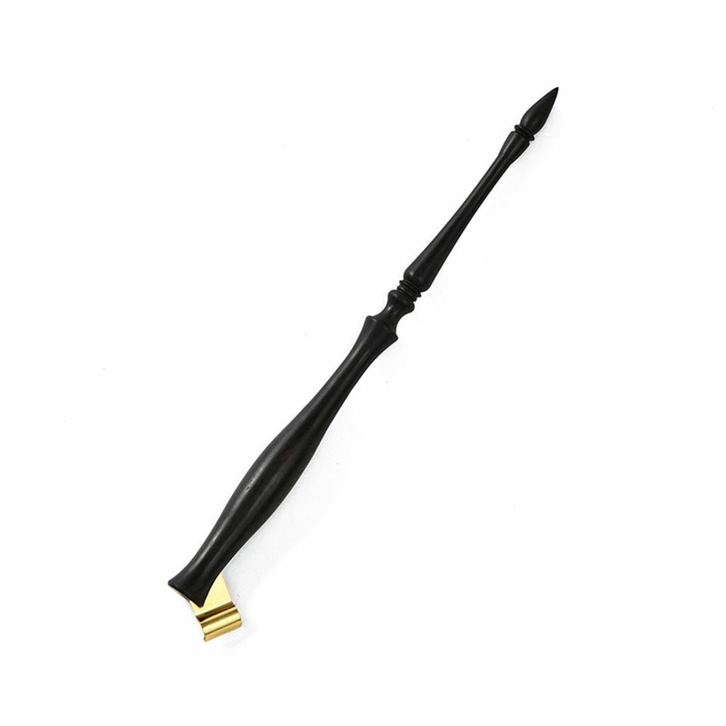 Ретро-держатель для пера из смолы с заостренным хвостом-B наклонная головка