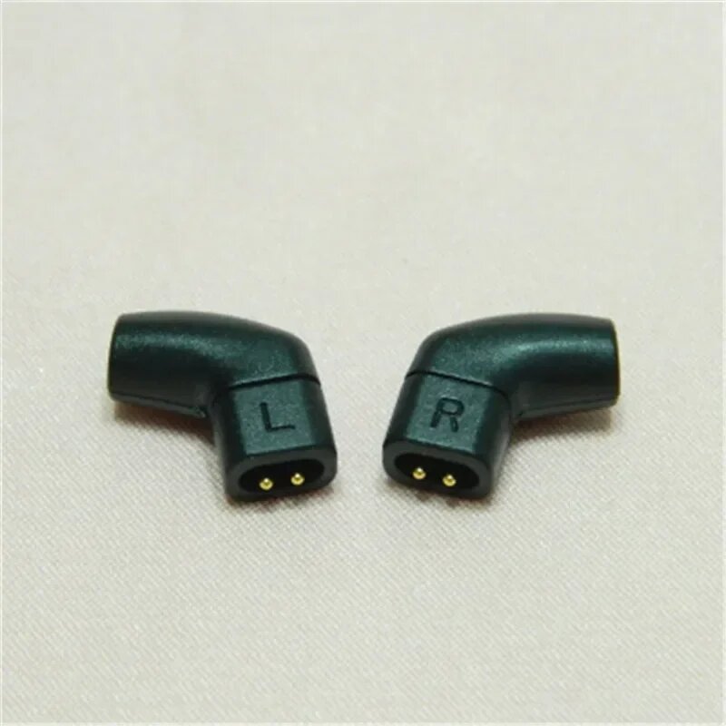 Разъем 0,75 мм, 2-контактный разъем для наушников, аудиоразъем OD 3 мм для QDC RR NF NM2 + NA1, аксессуары для наушников, бытовая электроника 1 Pair, Black