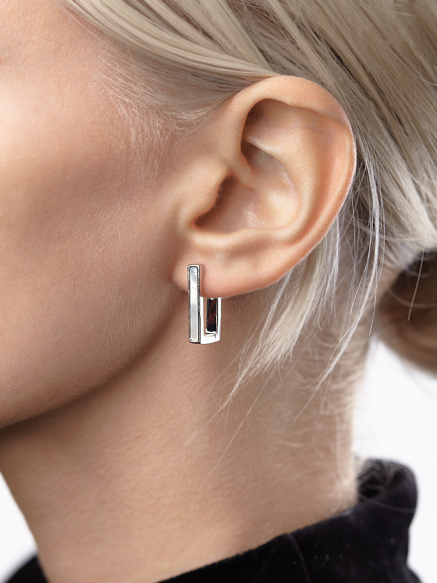 Серьги, перламутр