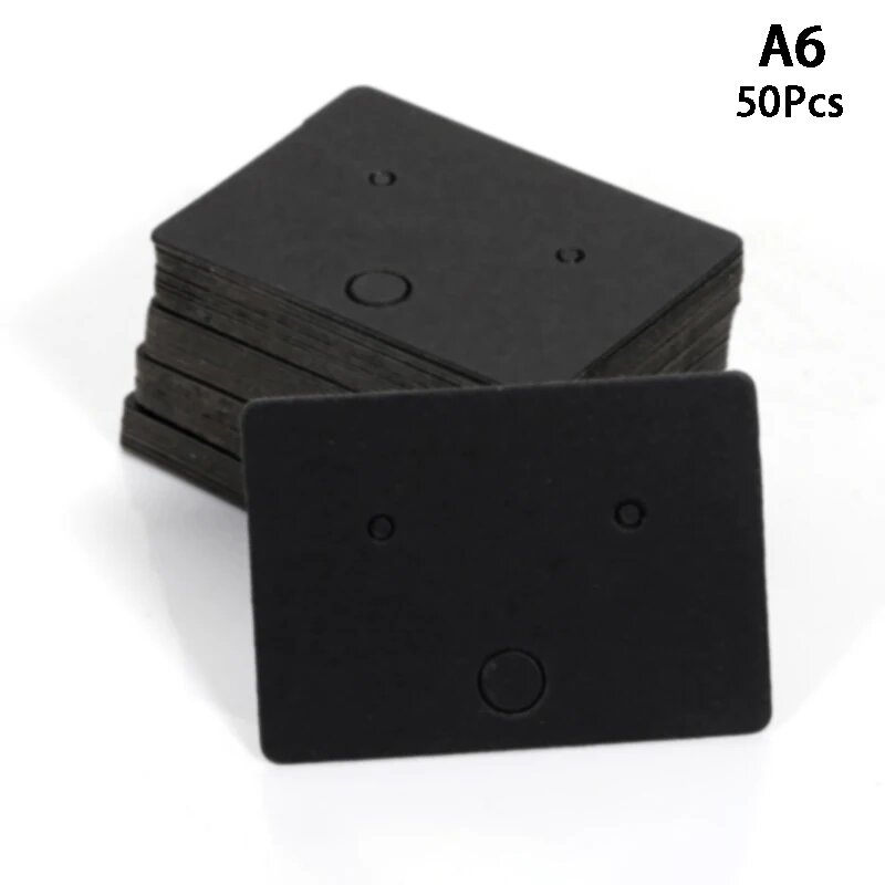 Круглые картонки для сережек SAFENH, 100 шт.