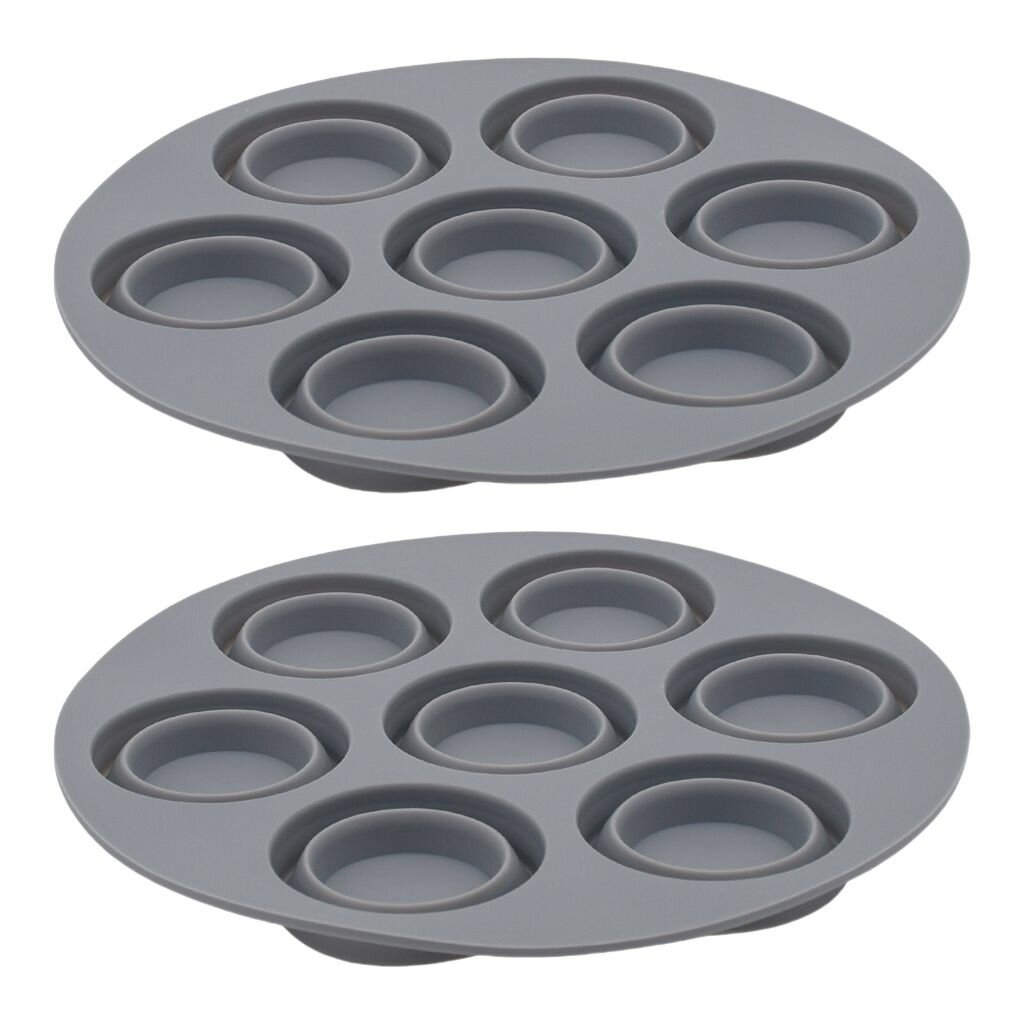 2 шт, 7 отверстий, силиконовая форма для выпечки кексов, противень для торта, антипригарные формы для фритюрниц, лакомства
