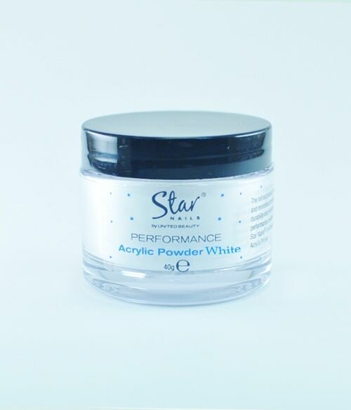 Акриловая пудра "Перформанс" 40 г Белая