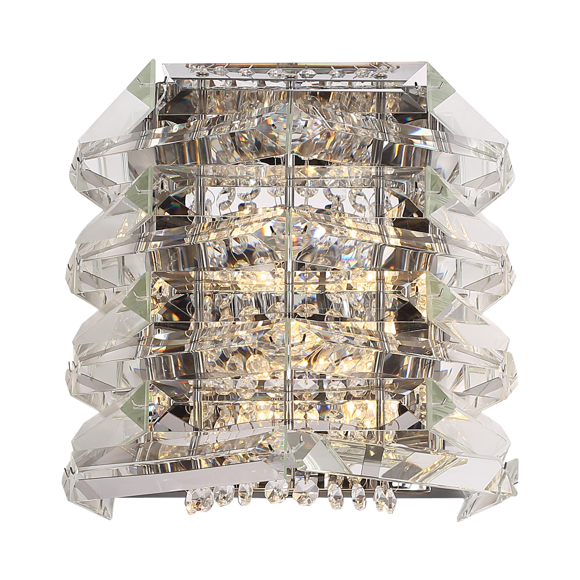 ST-Luce Светильник настенный никель/прозрачный E14 2*40W SL6137.101.02