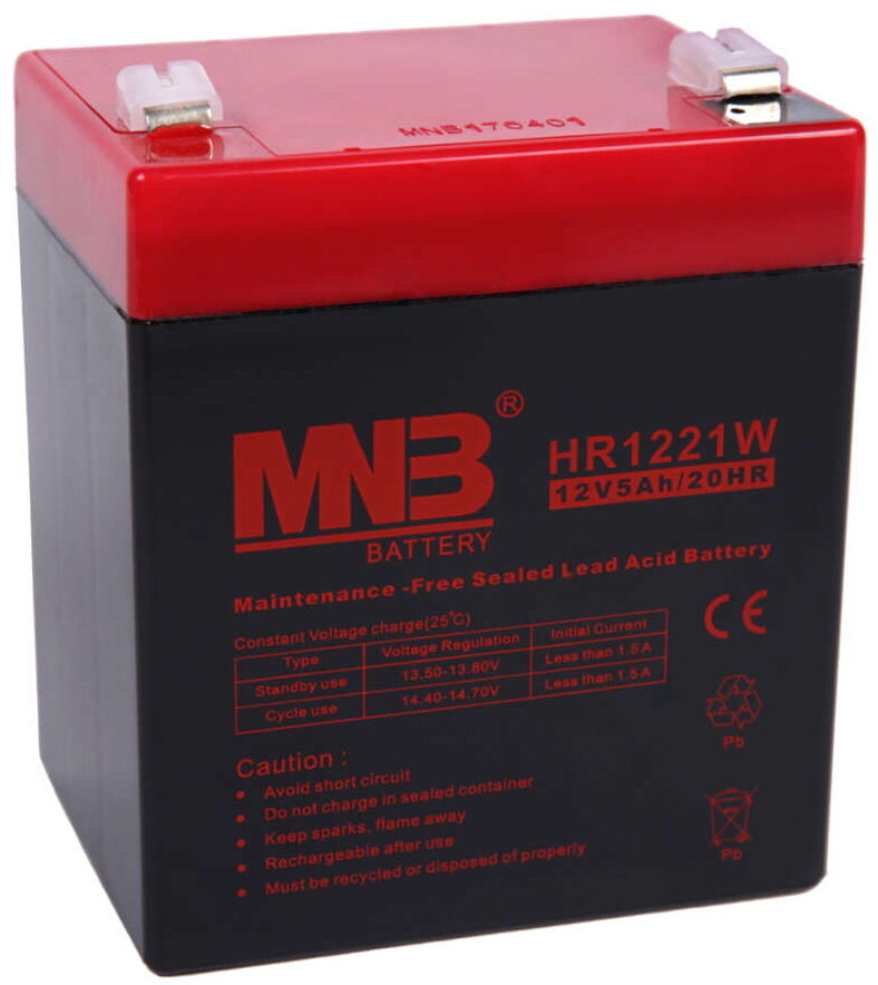 Батарея для ИБП MNB HR1221W