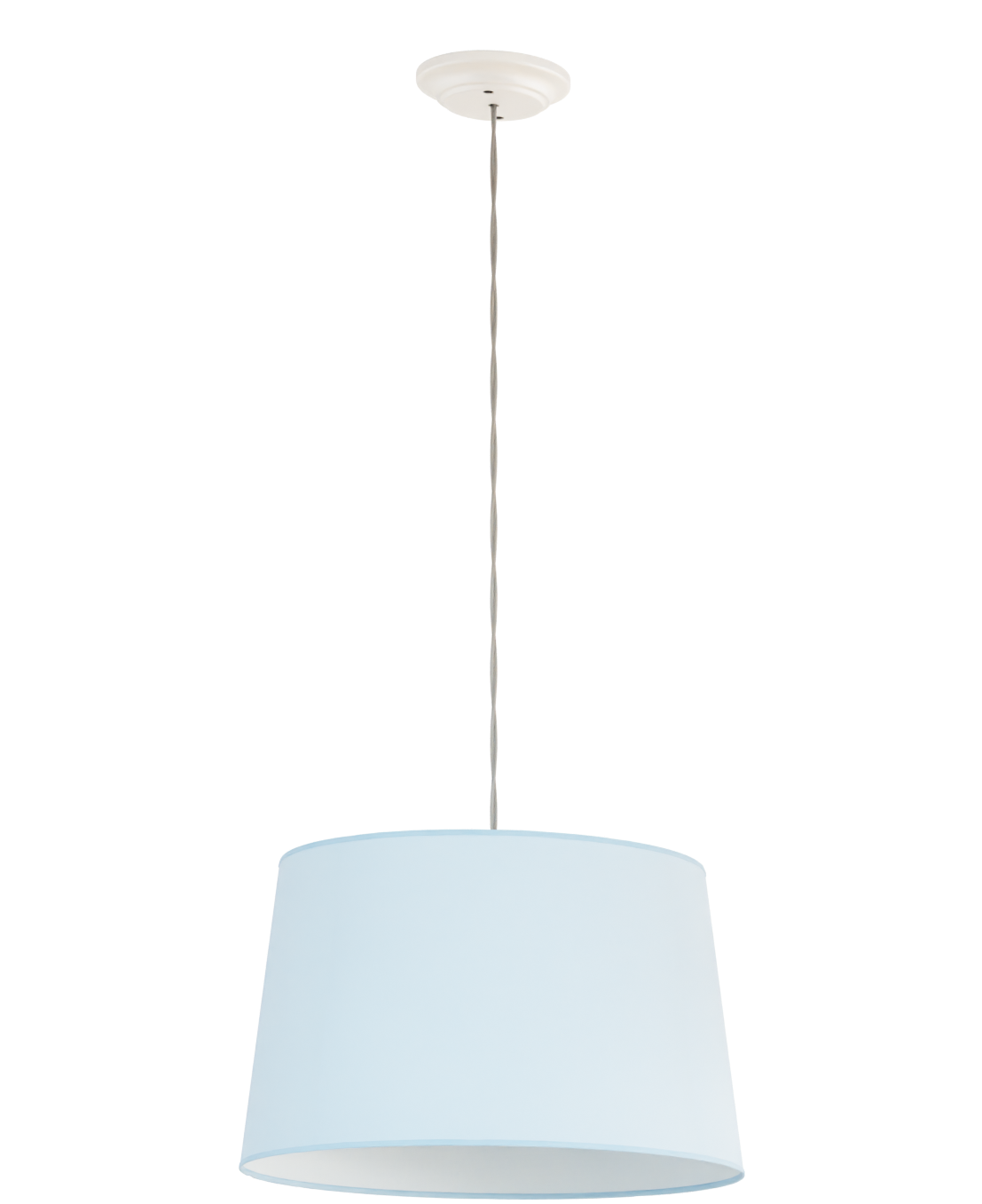 Подвесной светильник на 1 лампу 50 см светло-голубой Razsvet RZ-P1-4250-2-51