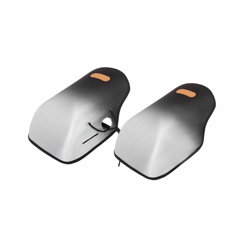 Защитные перчатки для руля мотоцикла дышащие ветрозащитные, легко устанавливаются, Черный