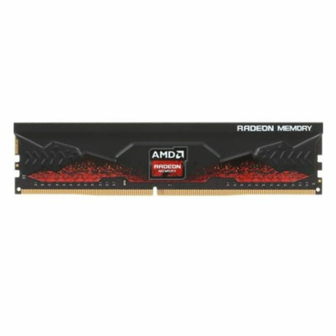 Оперативная память AMD R7 Performance Series Black (R7S416G2606U2S) DIMM DDR4 16 ГБ - 1 шт, 2666 МГц