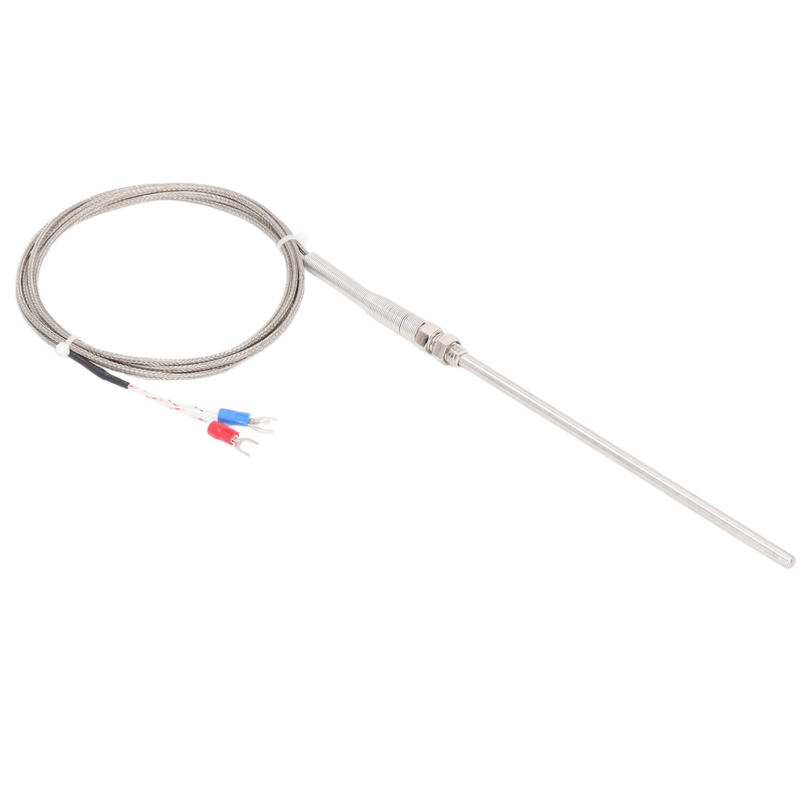 Датчик температуры термопары BERM, чувствительный, 5,9 дюйма, термопара типа K для измерения температуры, 6,6 фута