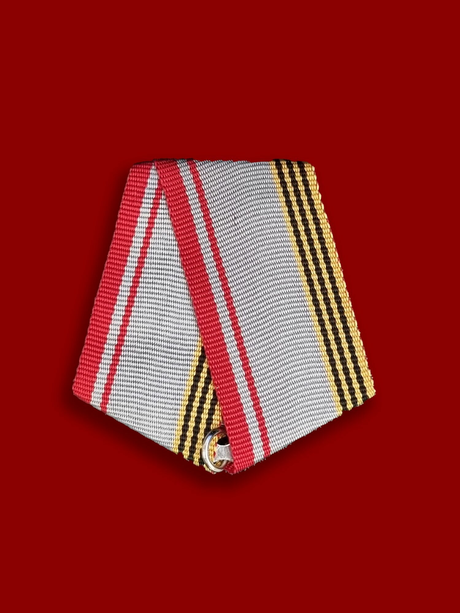 Колодка с лентой для медали "Колодка с лентой к медали Ветеран Вооруженных сил СССР"