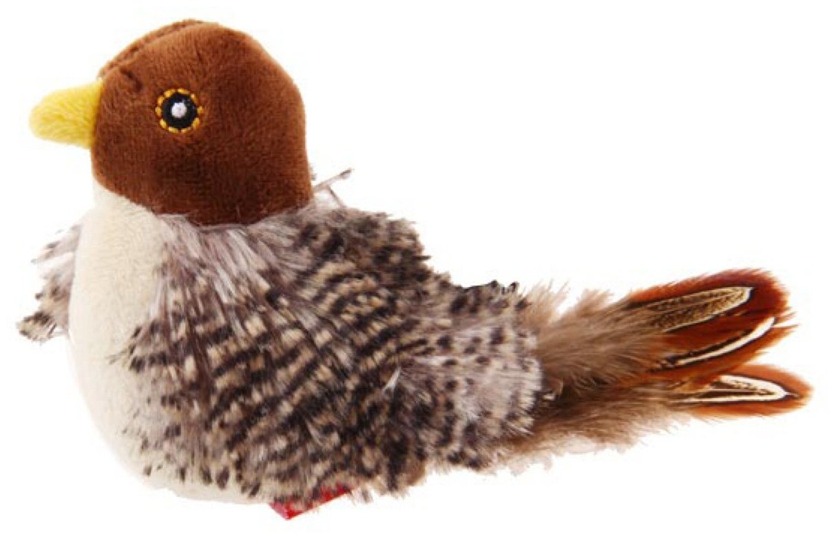 Игрушка для кошек GiGwi Melody Chaser Птичка со звуковым чипом 13 см (1 шт)