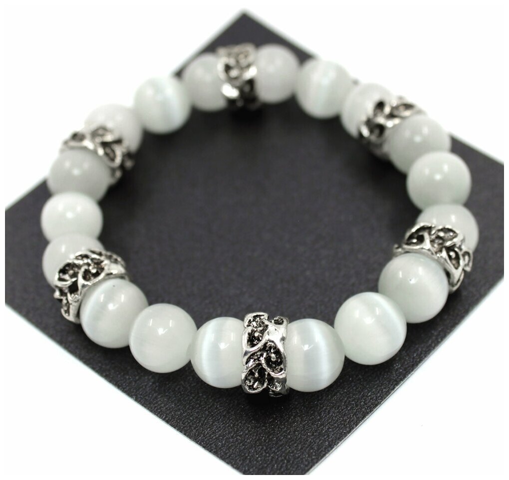 Браслет-нить, кошачий глаз