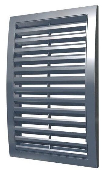 Решетка Era 2020РРН сер наружная ASA вентиляционная вытяжная 200х200, серая