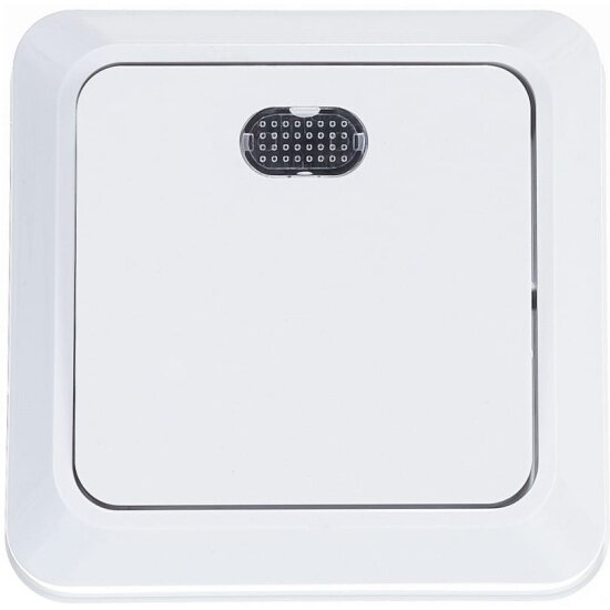 Выключатель Universal 1-кл. ОП Олимп 10А IP20 с подсветкой бел, О0121