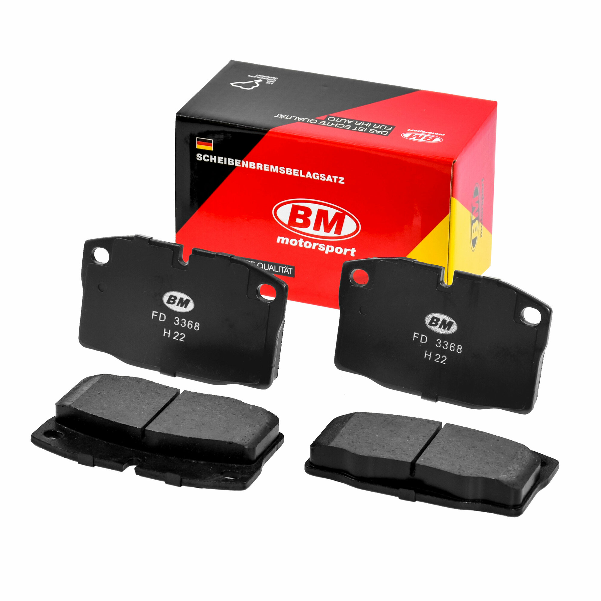 Колодки тормозные дисковые перед прав лев BM FD 3368