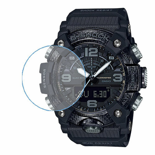 Скрин Мобайл защитный экран для часов Casio GG-B100-1B из нано стекло 9H