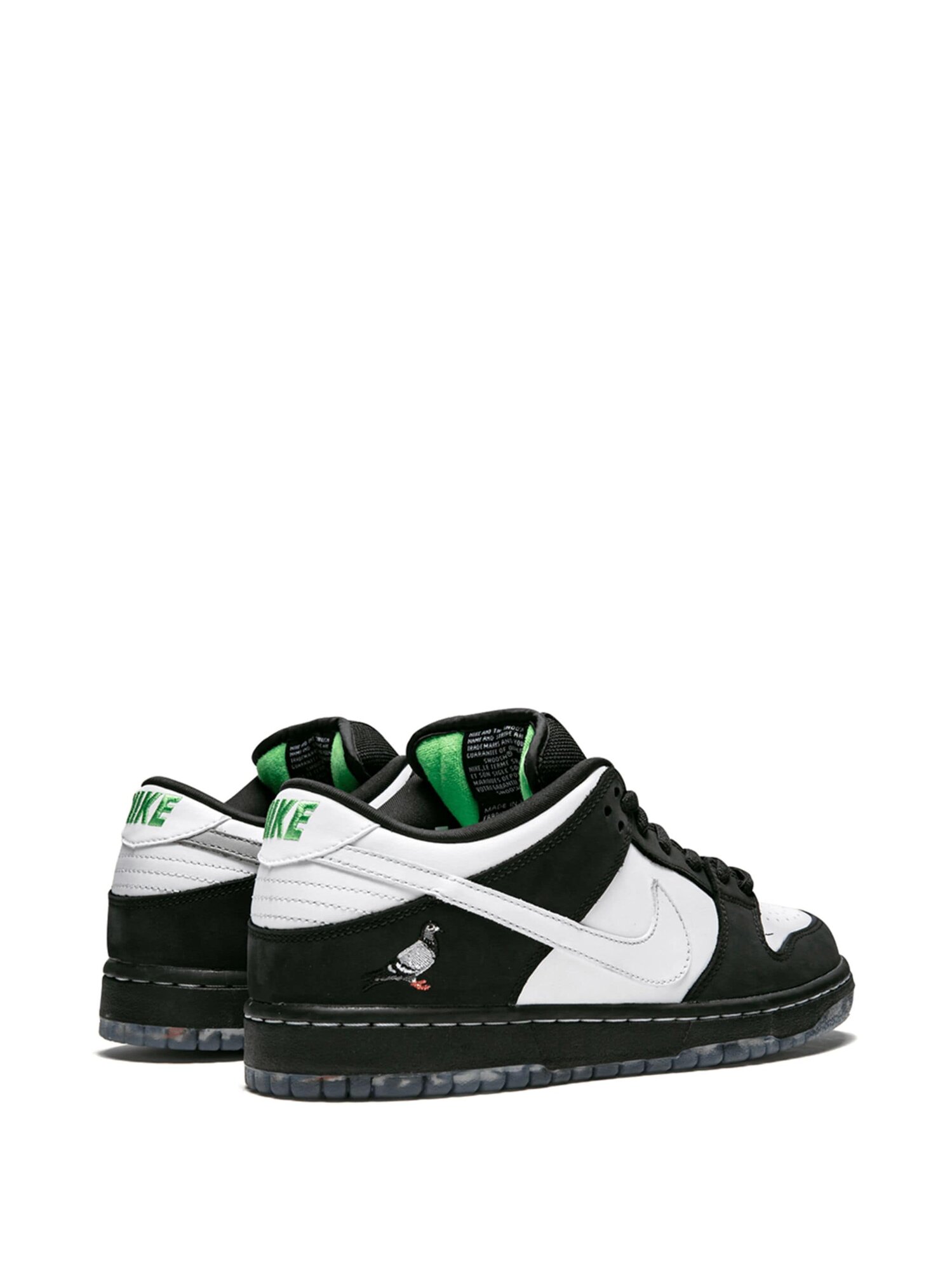 Кроссовки NIKE SB Dunk Low Pro OG QS, размер 8.5 US, black/black — фото 1
